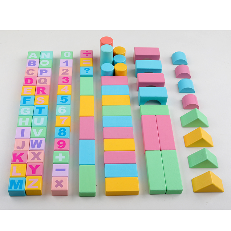 Castle wooden toys building blocks for kids