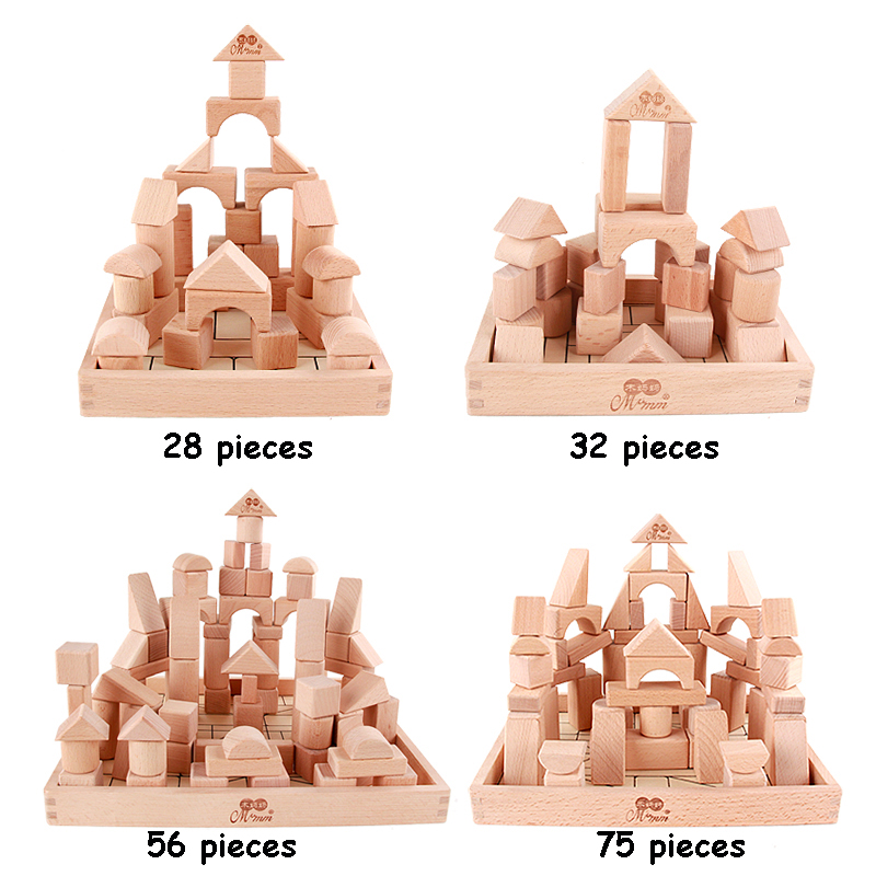 Funny creative block puzzle wooden toy