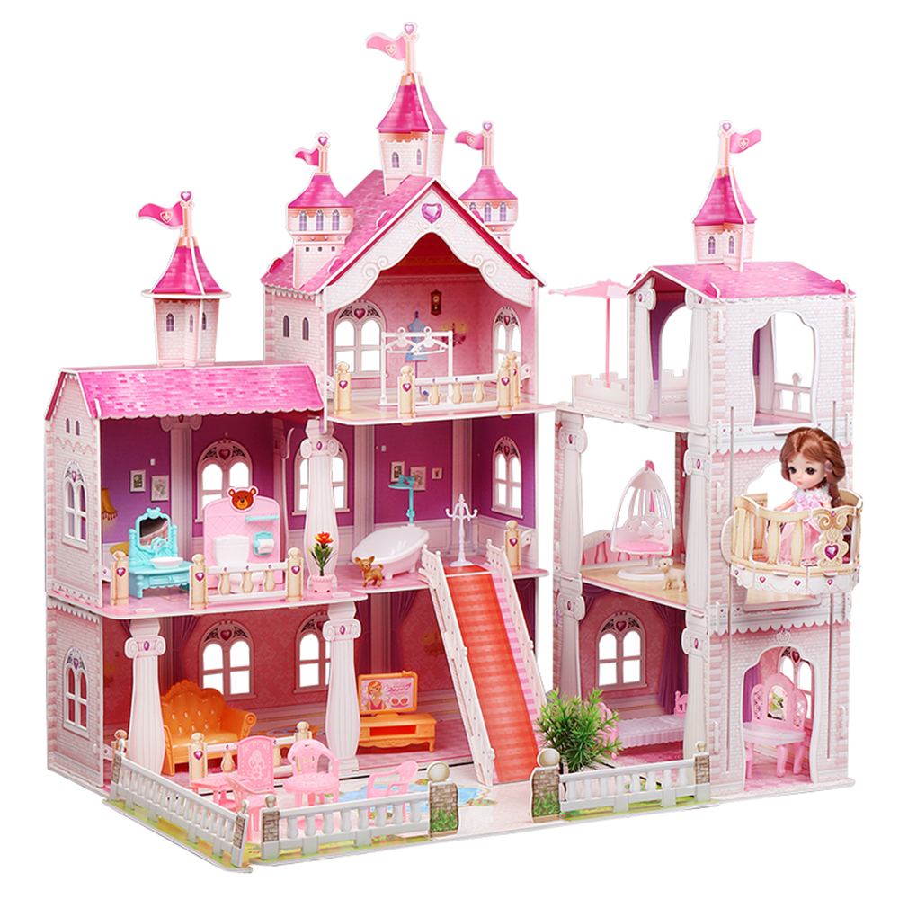 Surprises new real wood doll house